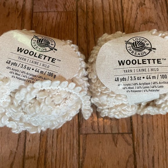Loops & Threads | Office | 2 Balls Loops Threads Woolette Yarn Color ...